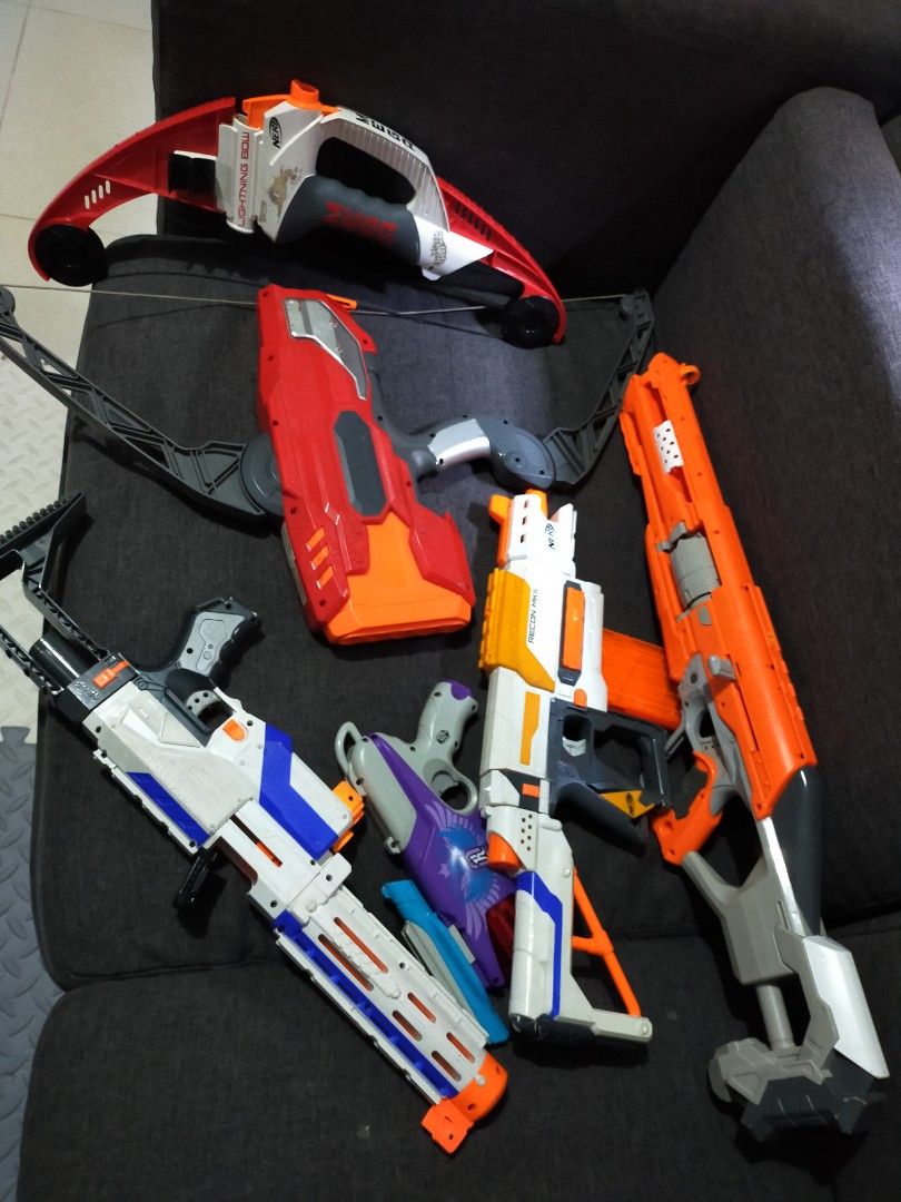 Nerf guns TAKE ALL on Carousell