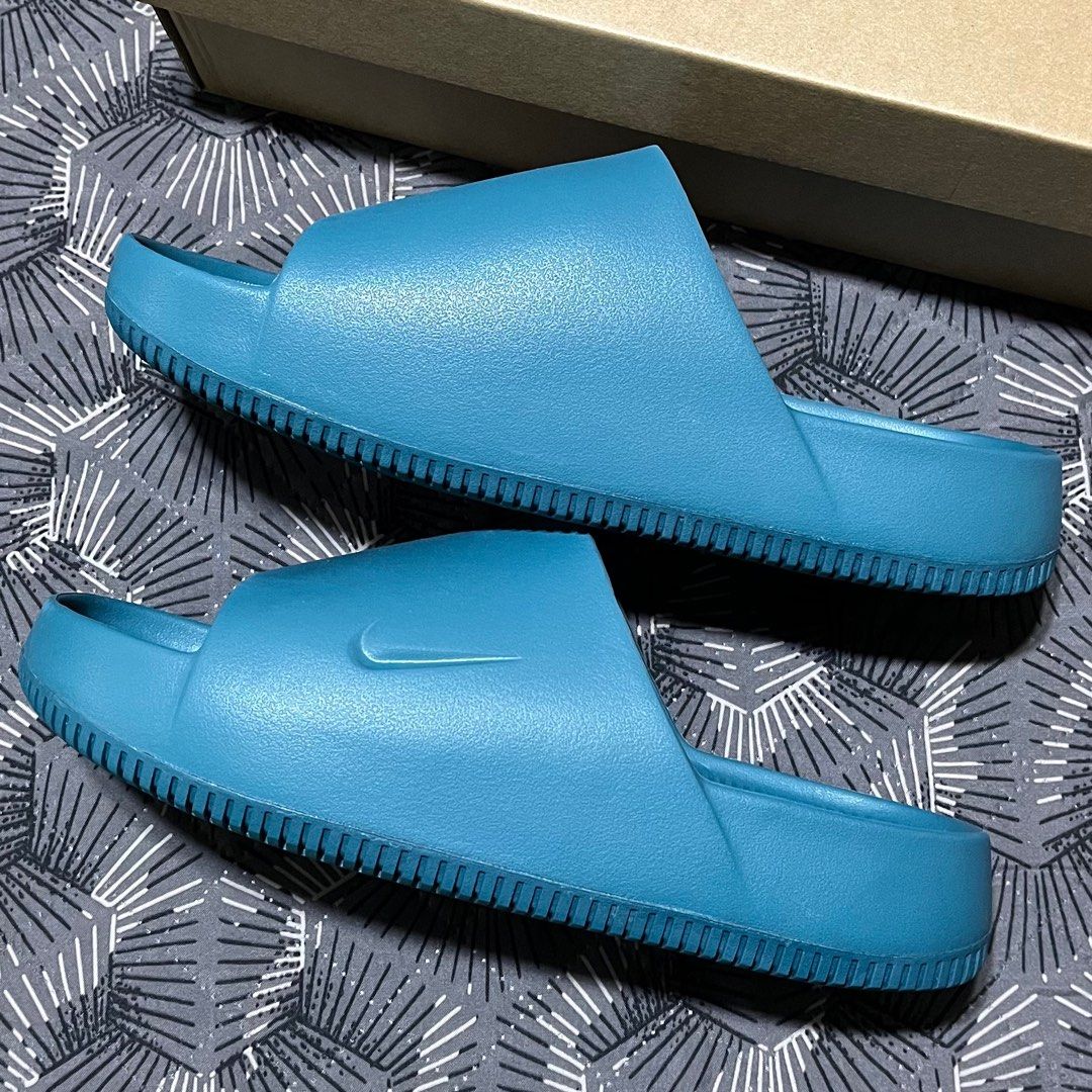 Nike Calm Slide Geode Teal Mens, Men's Fashion, Footwear, Slippers ...