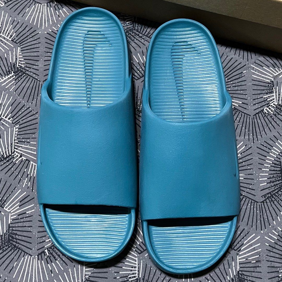 Nike Calm Slide Geode Teal Mens, Men's Fashion, Footwear, Slippers ...