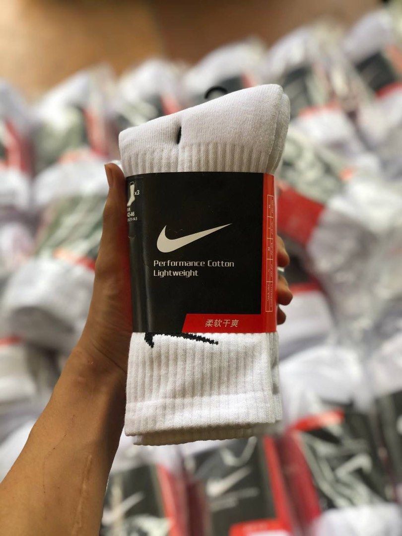 Nike Elite Crew Socks (1 SET = 3 PASANG STOKIN), Men's Fashion, Watches ...