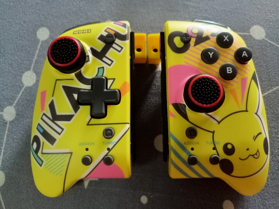Nintendo Switch Split Pad Pikachu (Yellow) Free Shipping, Video Gaming ...