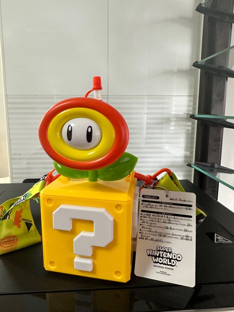 Nintendo World Fire Flower water bottle (Osaka), Furniture & Home ...