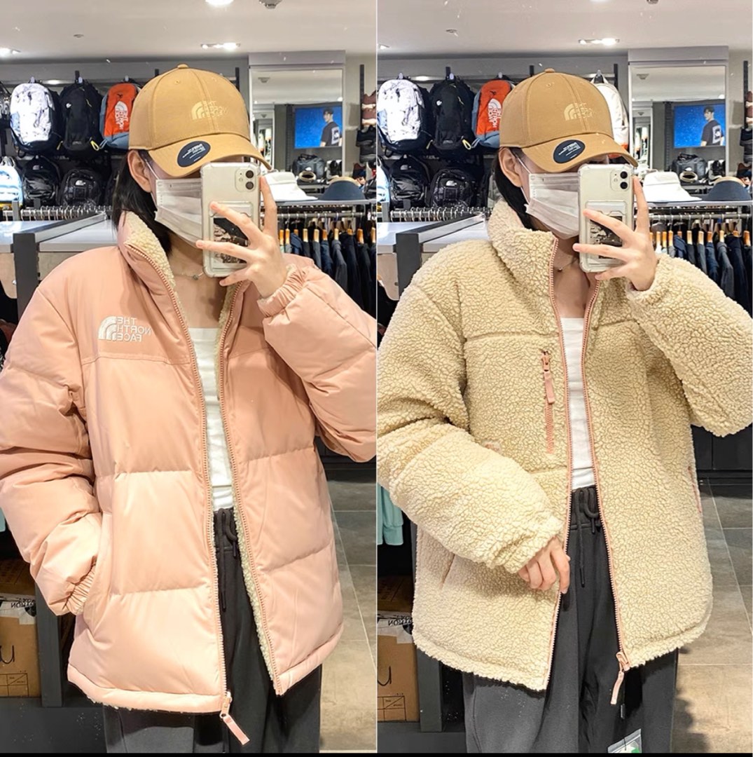 North face reversible two-way coat, Women's Fashion, Coats, Jackets and ...