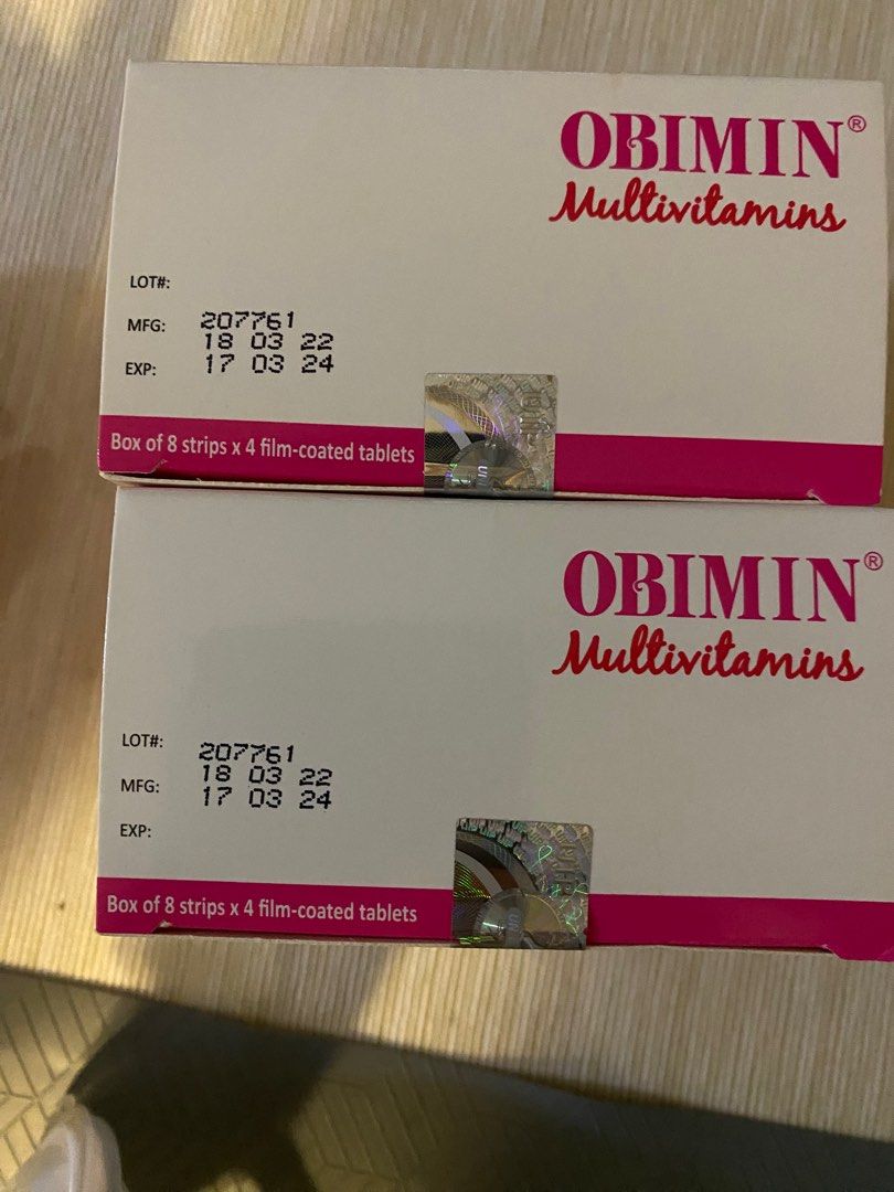 Obimin multivitamin, Health & Nutrition, Health Supplements, Vitamins ...