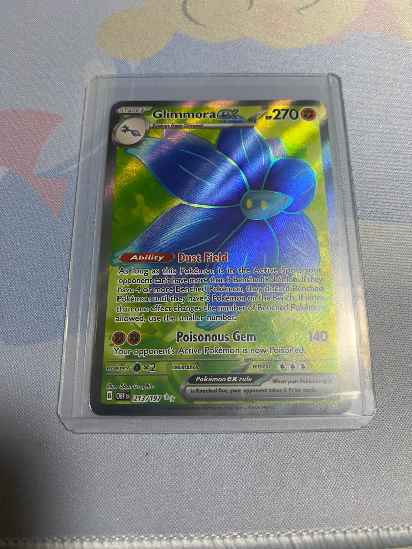 Obsidian Flames Glimmora EX, Hobbies & Toys, Toys & Games on Carousell