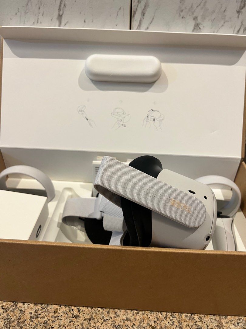 Oculus Quest 2 256GB - with original box and accessories, Video Gaming ...