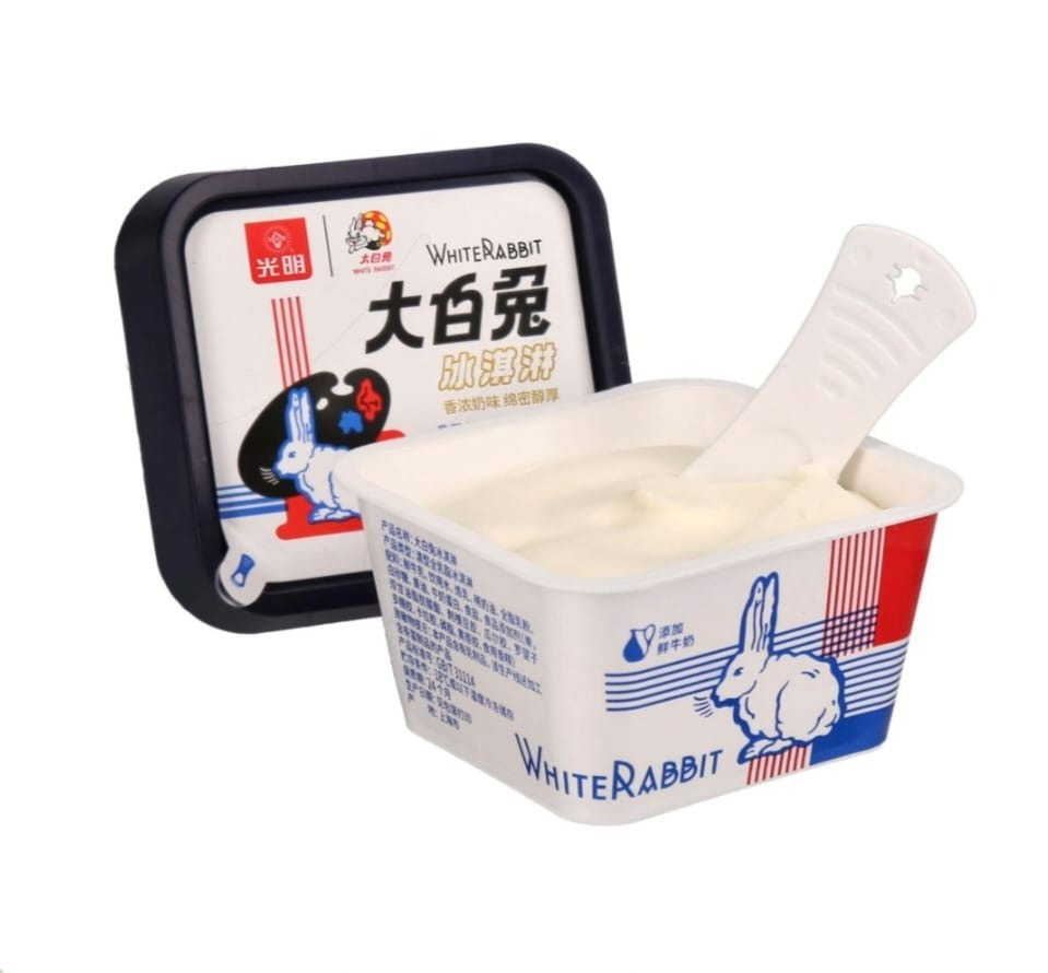 "OFFER" 2 Cups of White Rabbit Premium Ice Cream, Food & Drinks ...