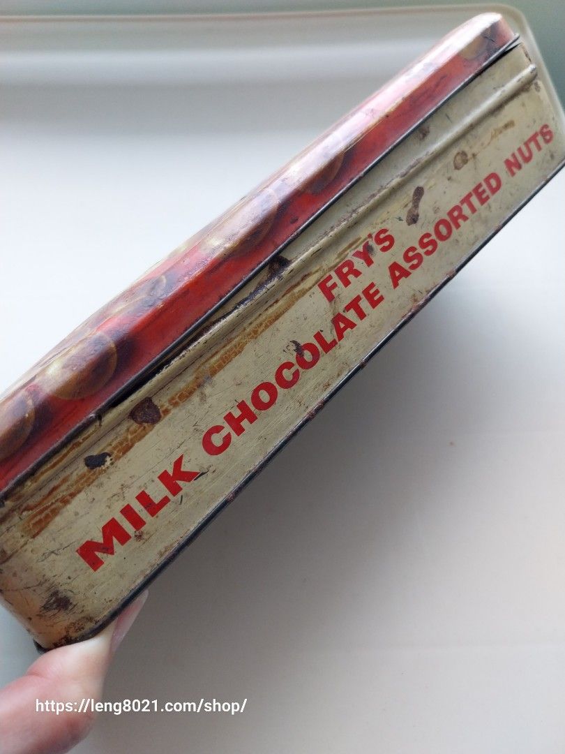 Old Fry's Milk Chocolate Assorted Nuts Tin, Hobbies & Toys, Memorabilia ...