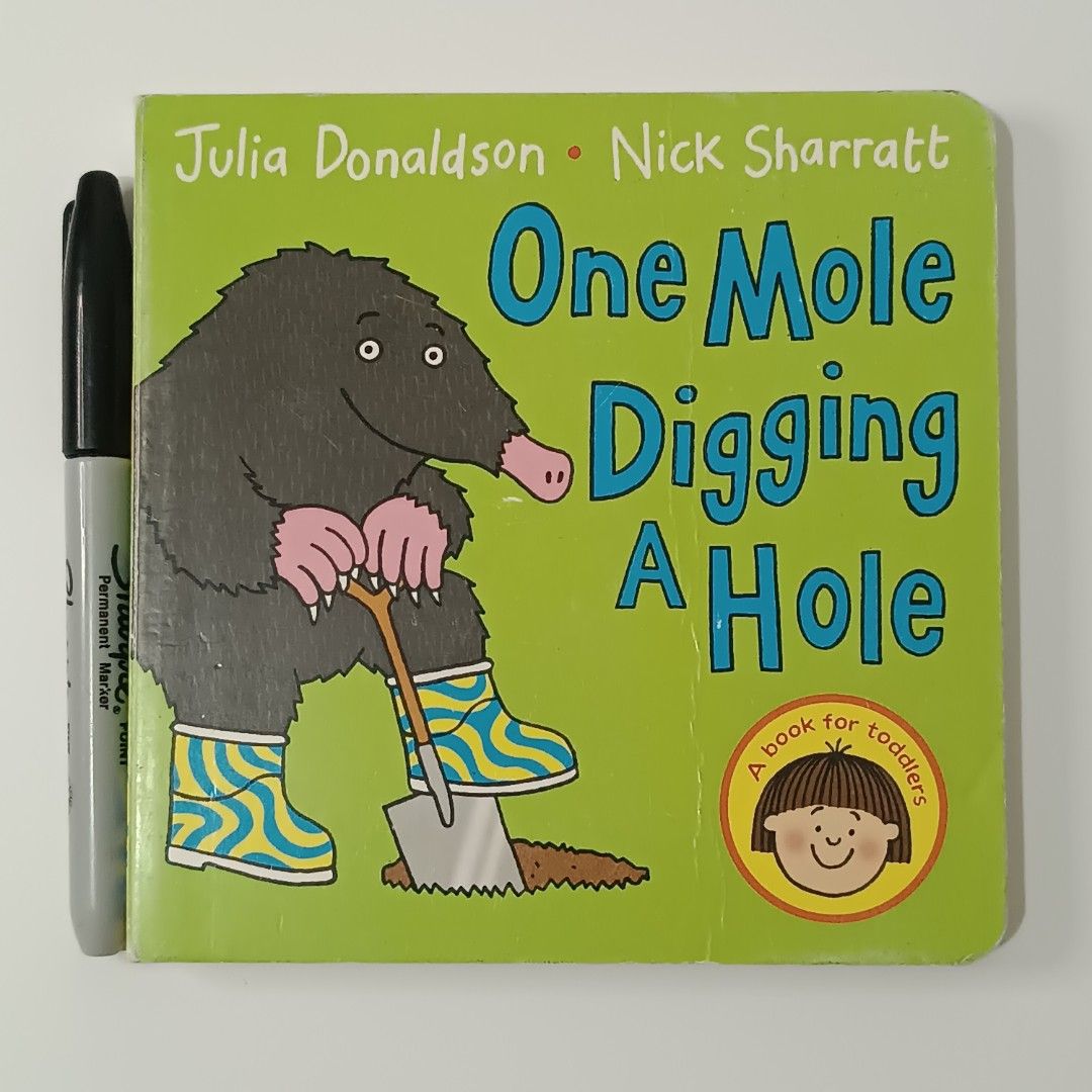 One Mole Digging a Hole by Julia Donaldson, Hobbies & Toys, Books ...
