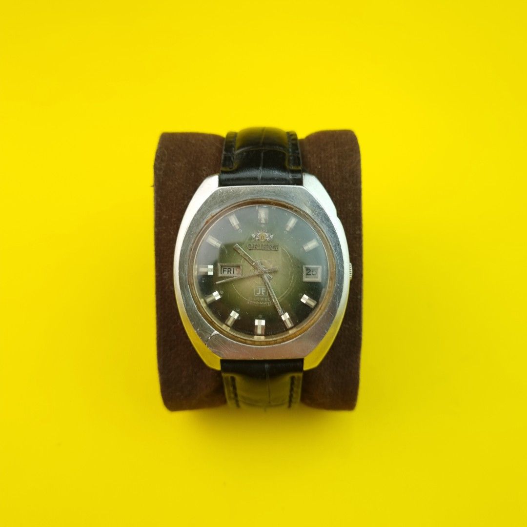 ORIENT JF automatic vintage watch (jam jadul), Fesyen Pria, Jam Tangan ...