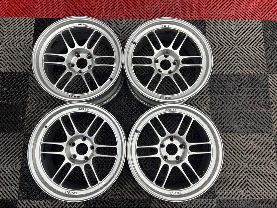 Original Enkei RPF1 18 x 9.5jj Sports Rim one set 4 pcs, Car ...