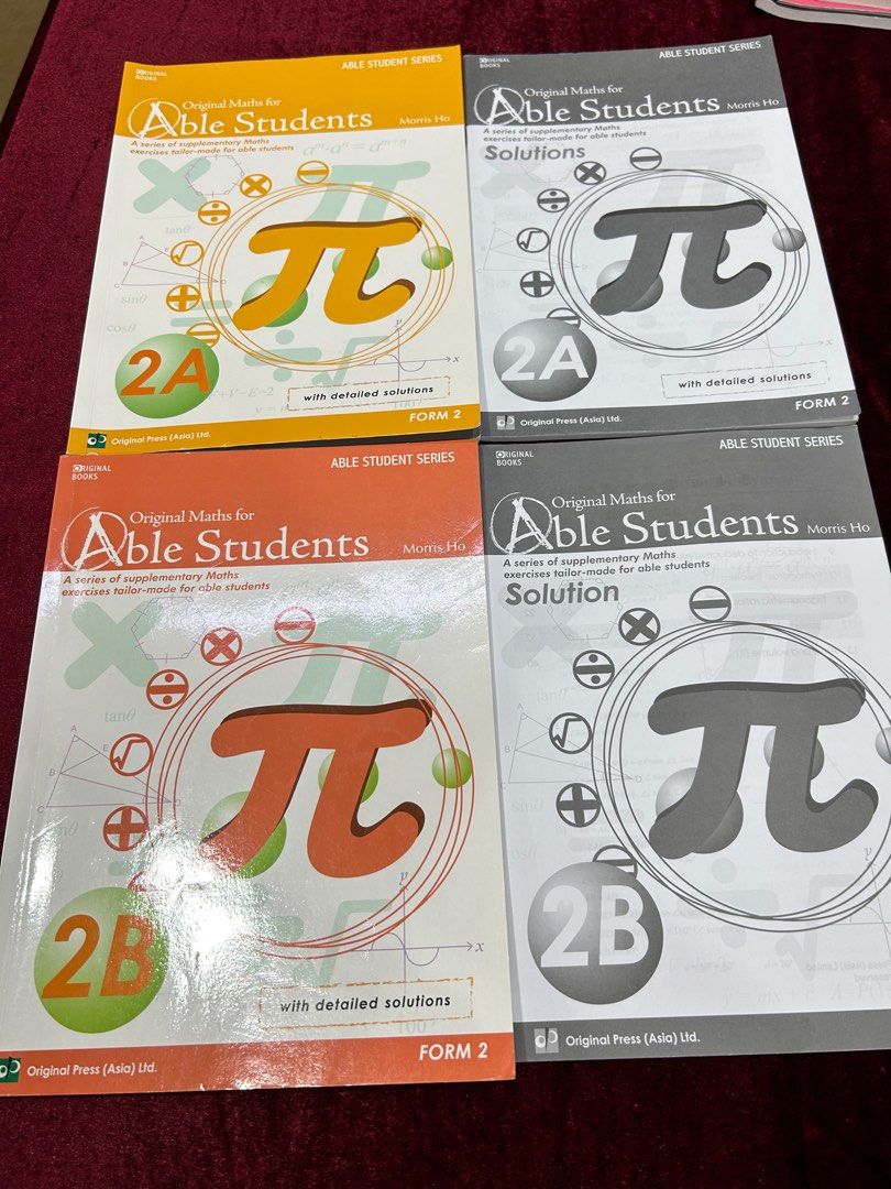 Original Maths for Able Students (Morris Ho), 興趣及遊戲, 書本 & 文具, 書本及雜誌 - 補充練習 - Carousell