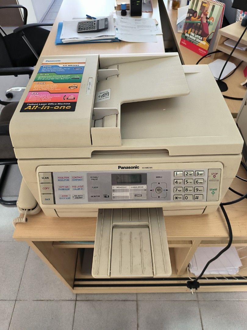 Panasonic KX-MB2085 (A4 Black and White only. Print, Scan, Fax ...