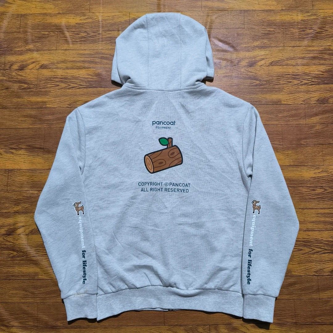 PANCOAT ZIP HOODIE ORIGINAL SECOND WOOD DEER MERAK BEBEK GAJAH BADAK ...