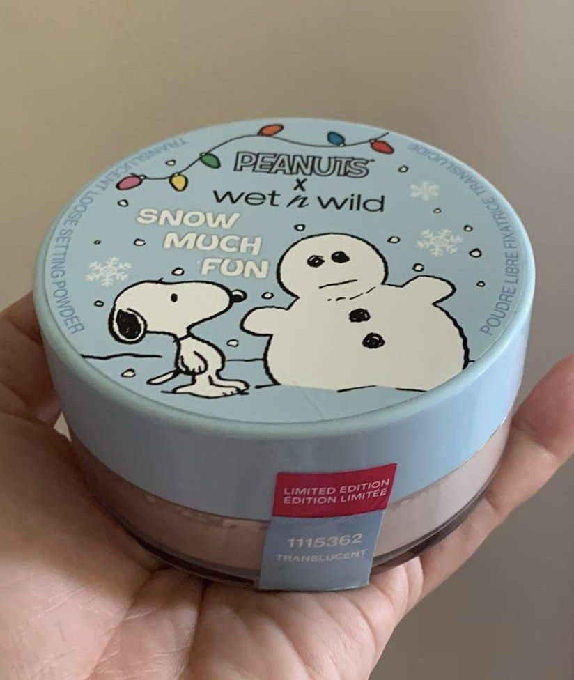 Peanuts Snoopy Wet&Wild loose setting powder on Carousell