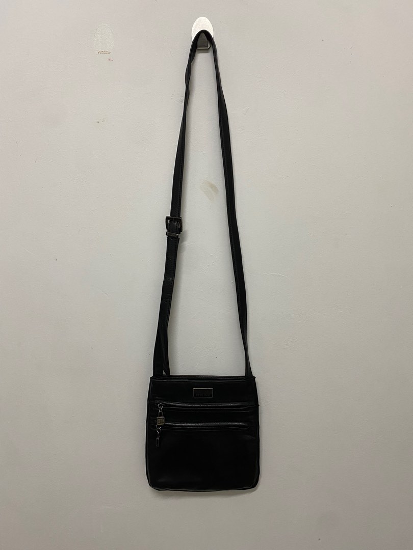 Perlina new york leather sling bag, Luxury, Bags & Wallets on Carousell