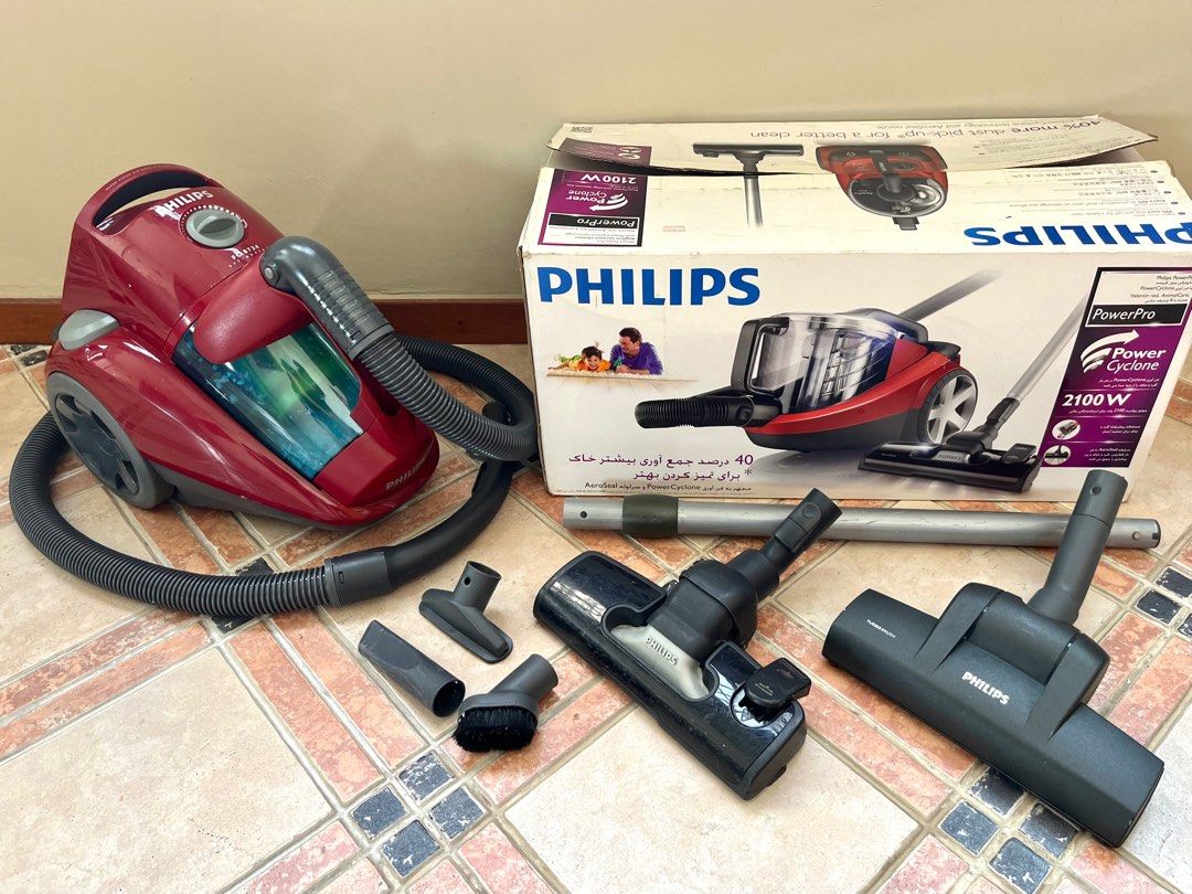 PHILIPS power pro cyclone technology vacuum cleaner bagless 2100W, TV ...