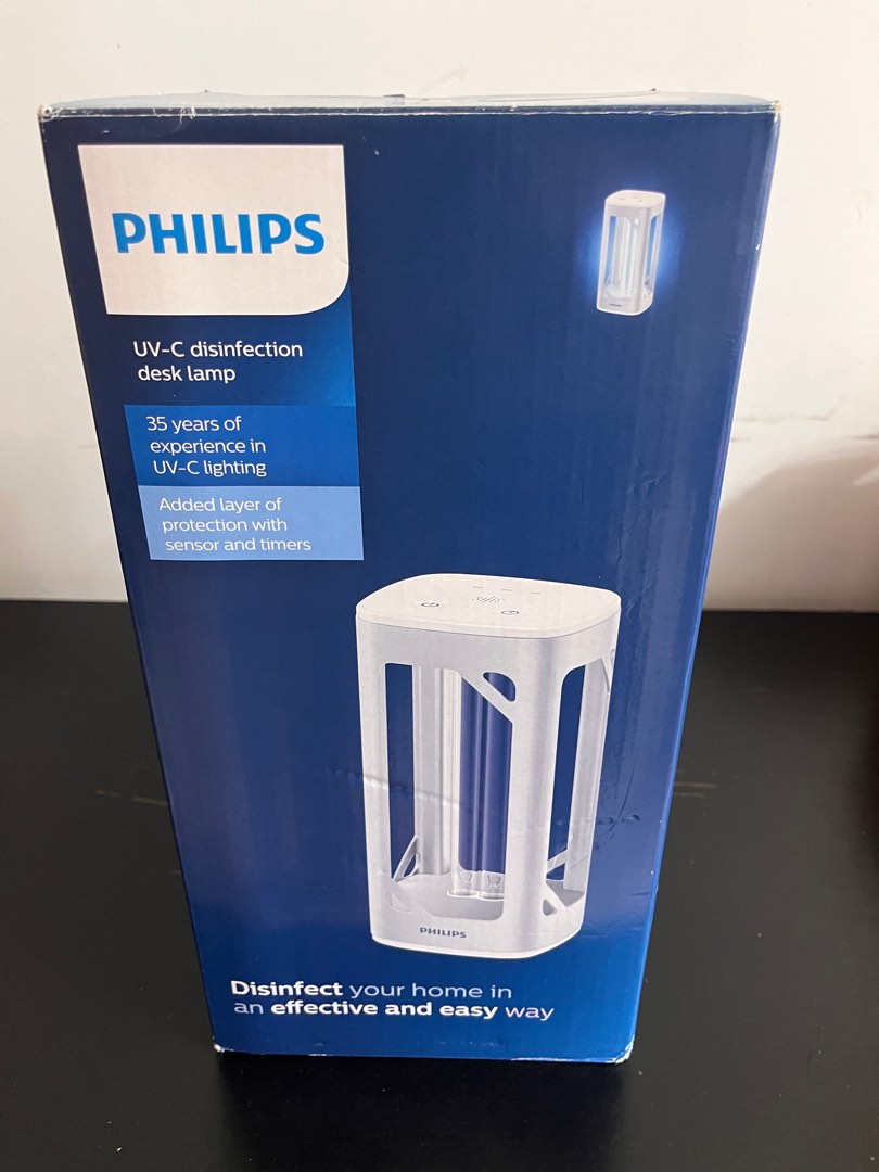 Philips UV-C disinfection desk lamps 飛利浦殺菌書桌燈 unopened never used, 傢俬＆家居, 家居裝飾, 家居裝飾 - 其他 ...