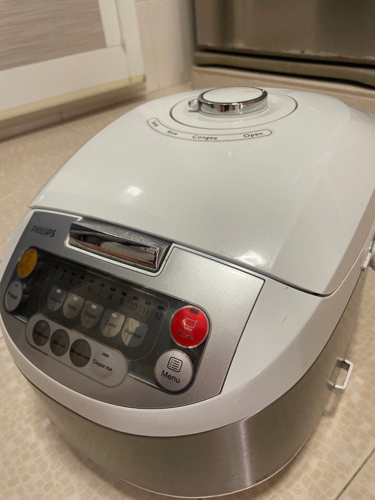 Philips viva collection Fuzzy Logic Cook Rice Cooker 3l, TV & Home ...