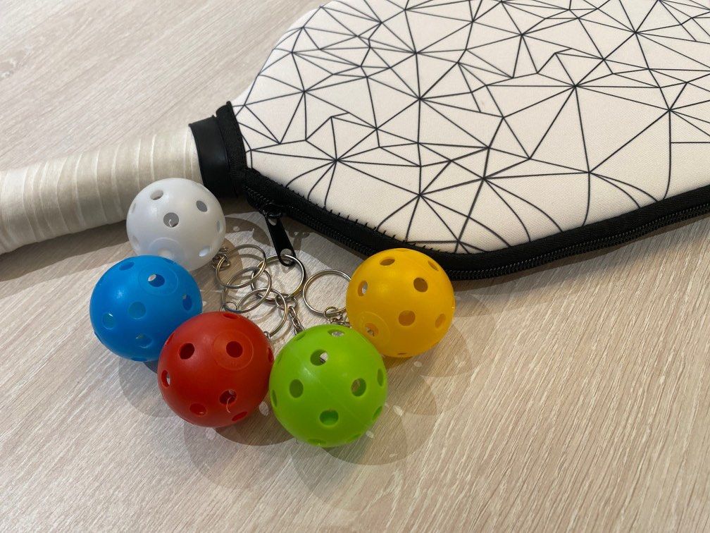 Floorball Pickleball Paddle Case Backpack Keychain accessory , Sports ...