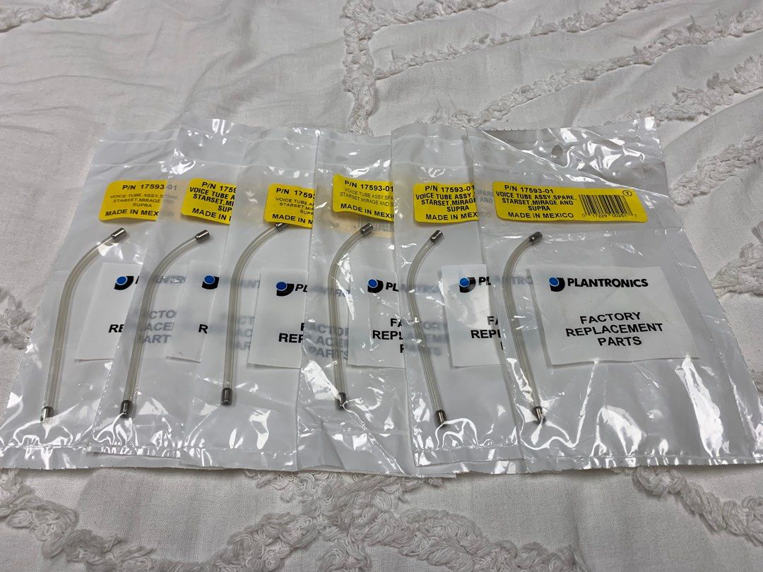 Plantronics Voice Tube Assembly Factory Replacment 6pack, Computers ...