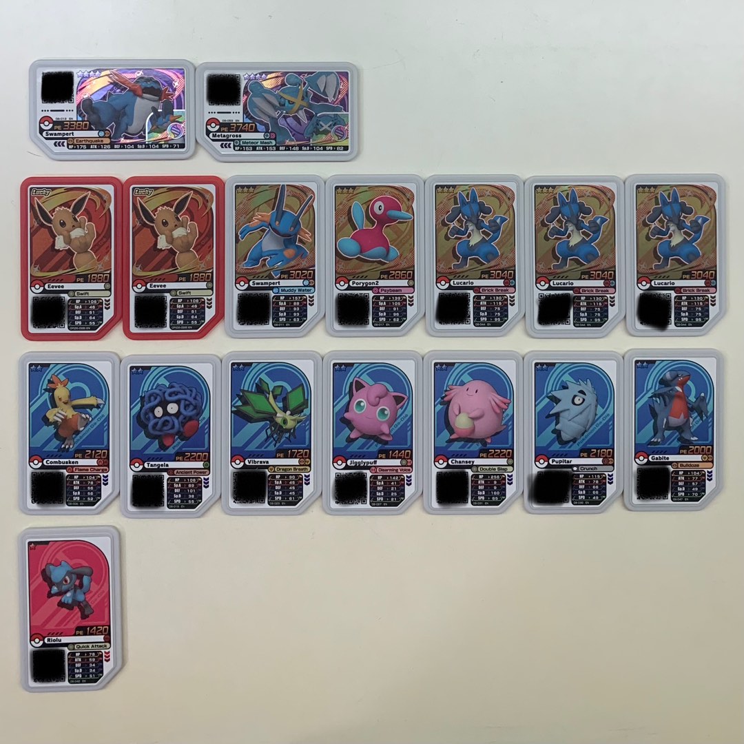 Pokemon Gaole 1-4 Stars Disks (Legend Part 4), Hobbies & Toys, Toys ...