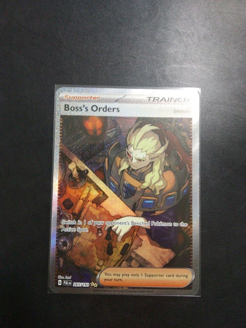 Pokemon TCG Boss's Orders Full Art Trainer SIR Special Illustration ...