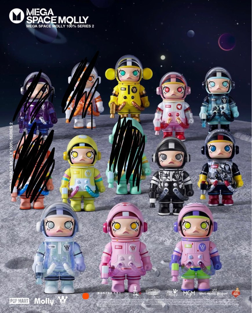 Popmart Mega Space Molly 100% Series 2 (BNIF), Hobbies & Toys, Toys ...