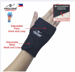 PROCARE PROTECT #1035R Hand and Wrist Splint Brace with Metal Support ...