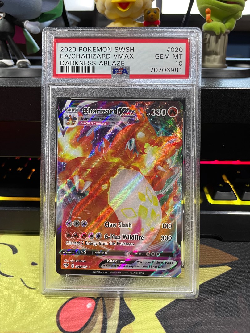 PSA 10 Charizard VMAX #020 Darkness Ablaze Pokemon, Hobbies & Toys ...