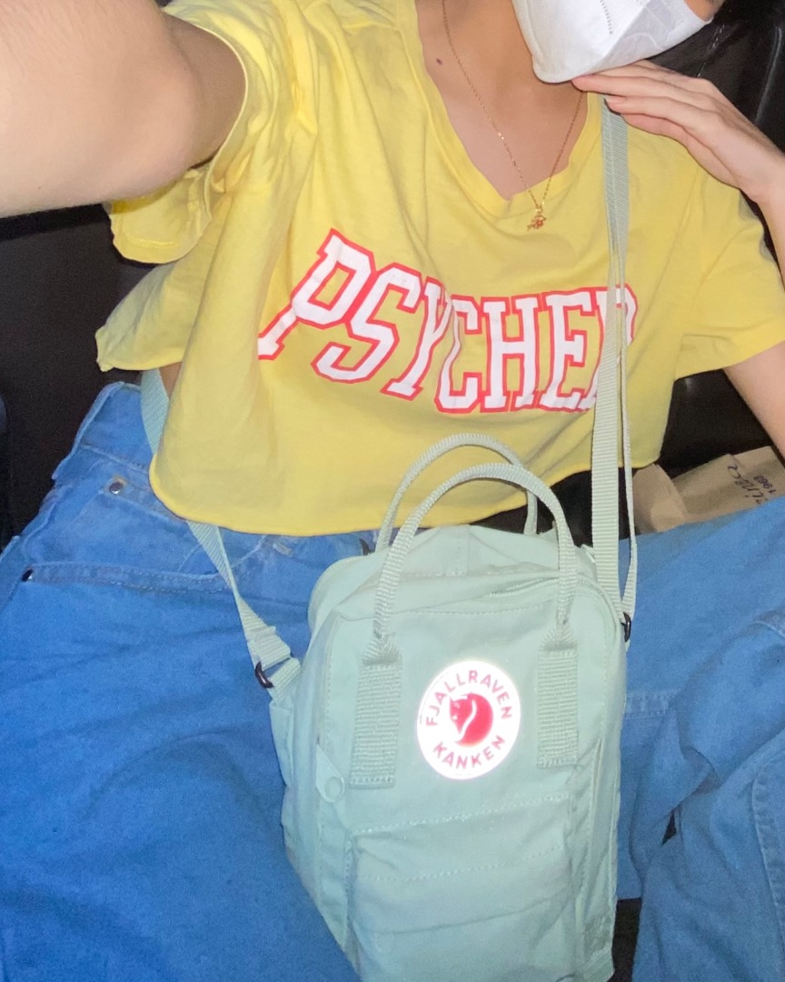 Psyched Yellow Hanging Top, Women's Fashion, Tops, Shirts on Carousell