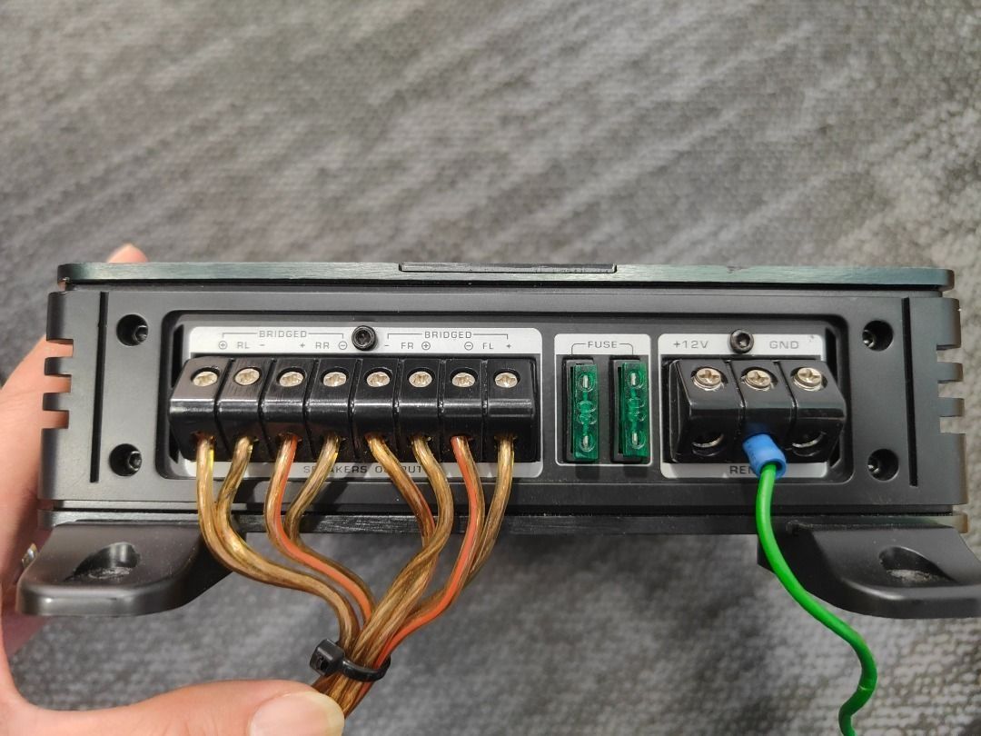 Rainbow-Beat4 4-Channel 4x150Watts Amplifier Class AB. Made in Germany, Car Accessories ...