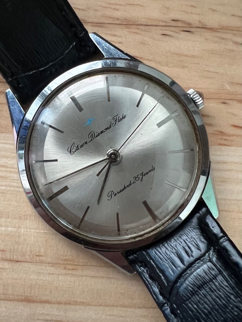 Rare vintage citizen diamond flake watch, Luxury, Watches on Carousell