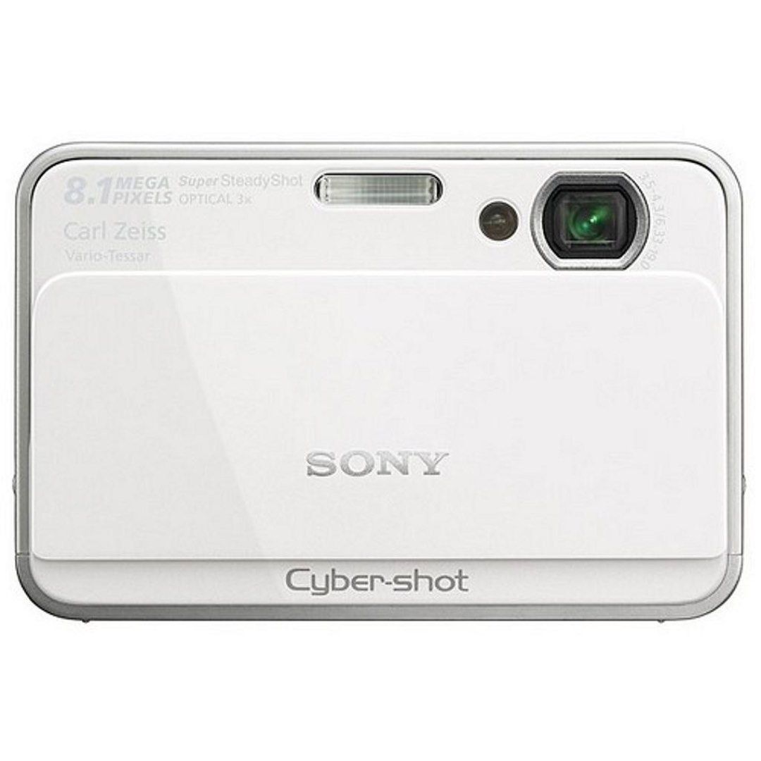 rare white sony cybershot dsc-t2 digital camera, Photography, Cameras on Carousell