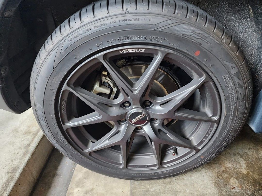 RAYS VERSUS RIM WITH FALKEN AZENIS(70-80% thread), Car Accessories ...