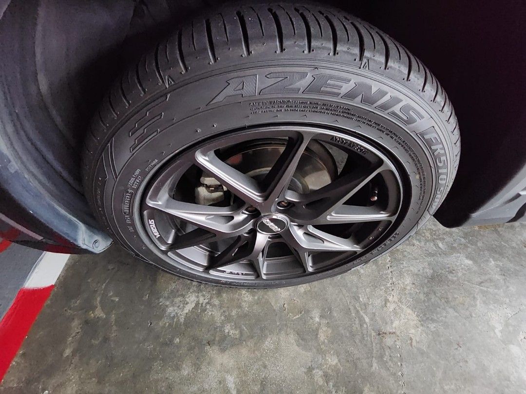 RAYS VERSUS RIM WITH FALKEN AZENIS(70-80% thread), Car Accessories ...