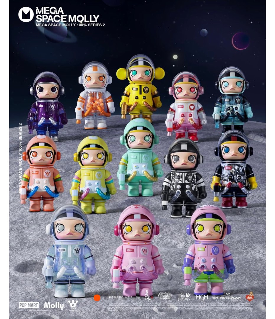 [Ready Instocks!] Authentic Mega space molly 100% series 2-B figure figurine heartbeat Galcier ...