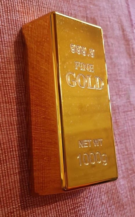 Replica Gold Bar 1000 gram 999.9 Fine Gold, Women's Fashion, Jewelry ...