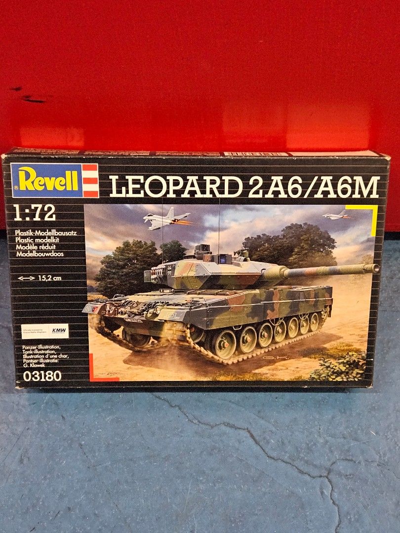 Revell 03180 German Leopard 2A6 / A6M [1:72 plastic model kit], Hobbies ...