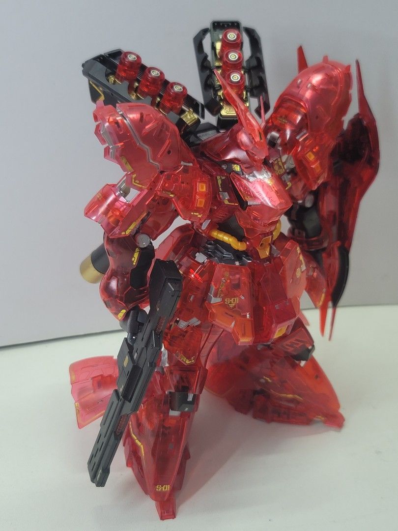 rg sazabi 沙煞比 clear color gundam bandai 齊件 有說明書 已砌 完成品 gundam 高達 高達模型 ...