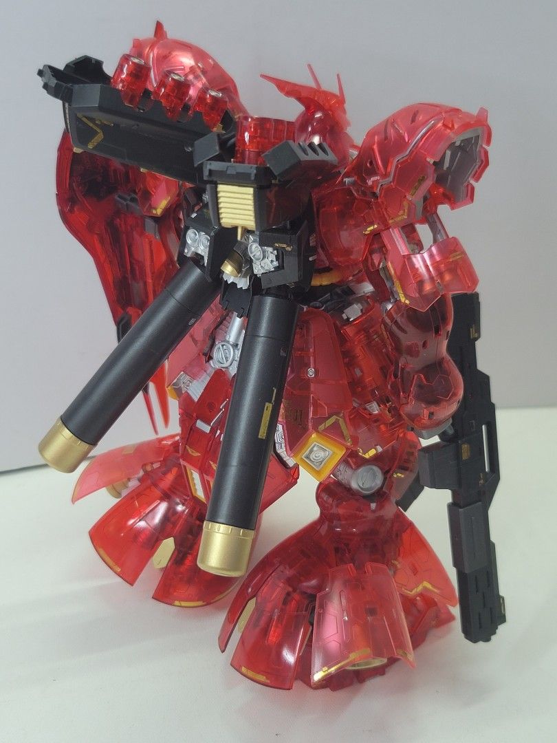 rg sazabi 沙煞比 clear color gundam bandai 齊件 有說明書 已砌 完成品 gundam 高達 高達模型 ...