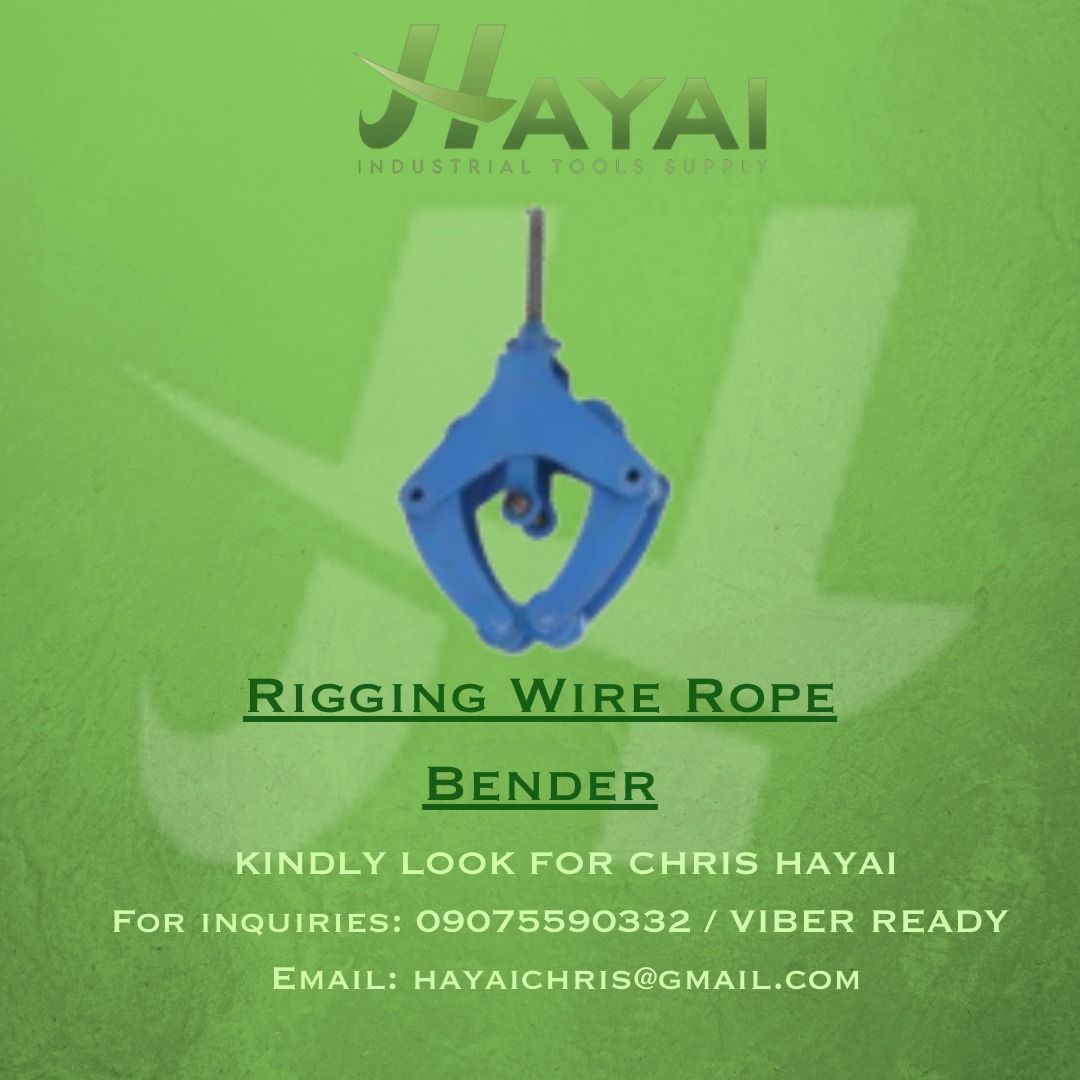 Rigging Wire Rope Bender on Carousell