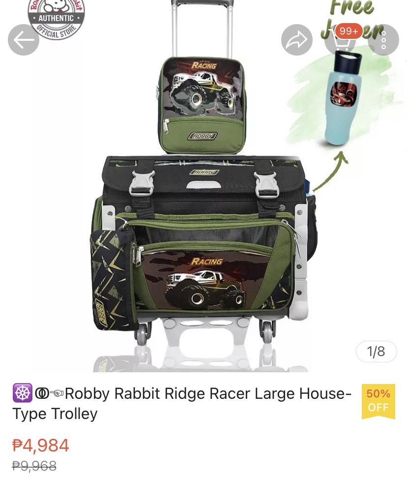 ROBBY RABBIT TROLLEY, Hobbies & Toys, Stationary & Craft, Stationery ...