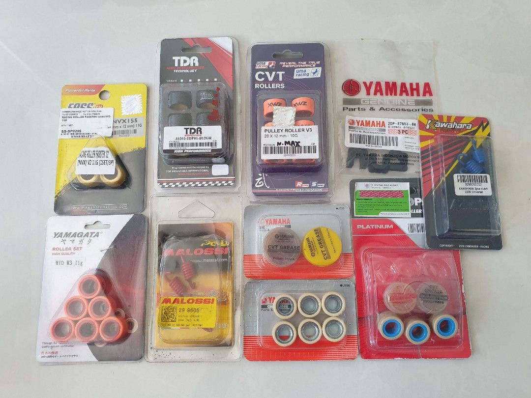 Rollers U clip Clutch Spring CVT Grease For Aerox Nmax v1 v2 Yamaha TDR ...