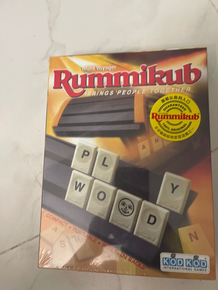 Rummikub Word Voyager, 興趣及遊戲, 玩具 & 遊戲類 - Carousell