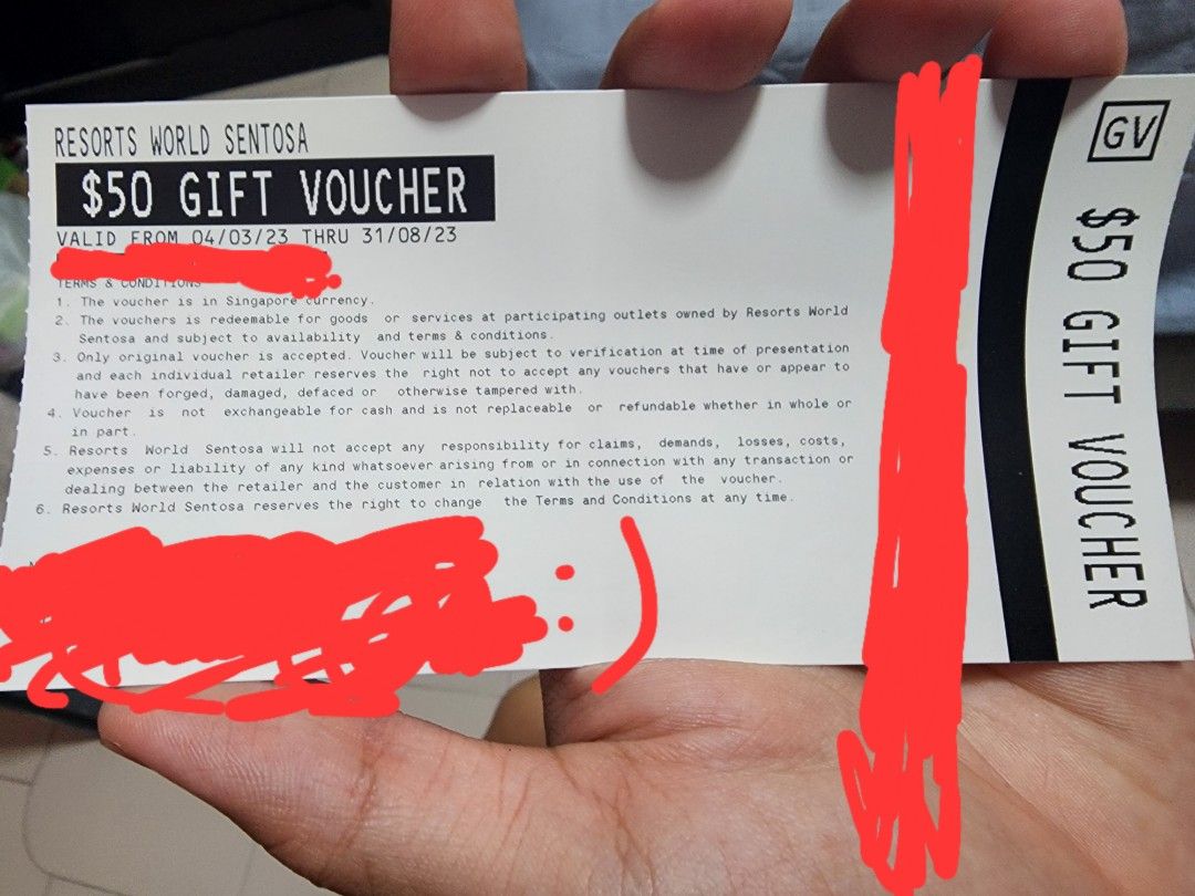 RWS Vouchers, Tickets & Vouchers, Vouchers on Carousell