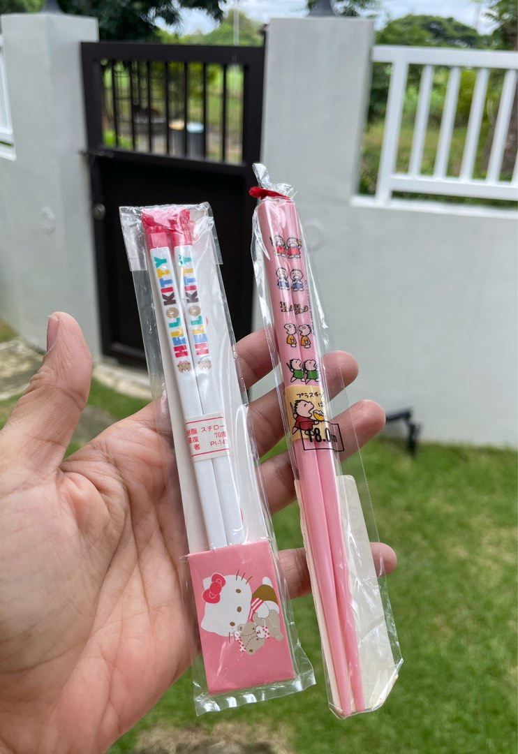 Sanrio chopstick,2 pairs Php99 only on Carousell