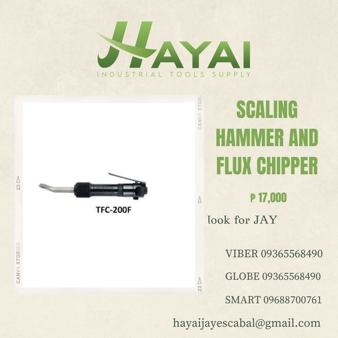 SCALING HAMMER AND FLUX CHIPPER, Commercial & Industrial, Construction ...