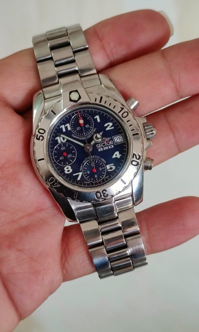 Sector automatic chronograph diver watch, Men's Fashion, Watches ...
