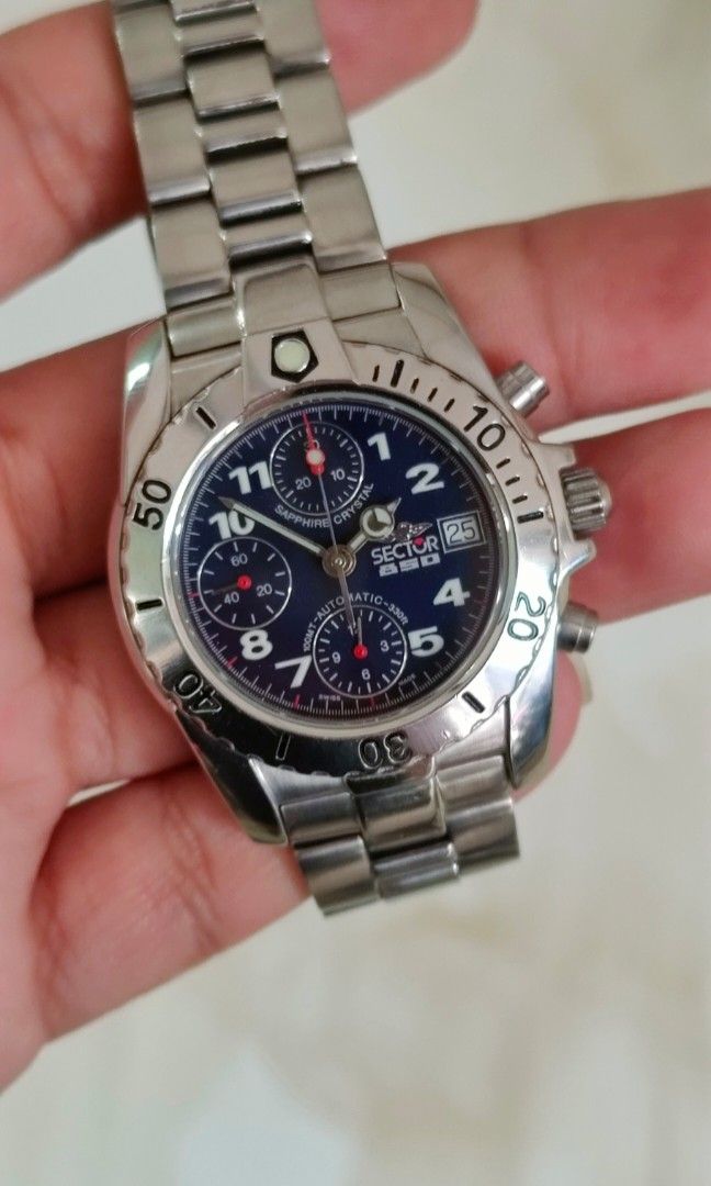 Sector automatic chronograph diver watch, Men's Fashion, Watches ...